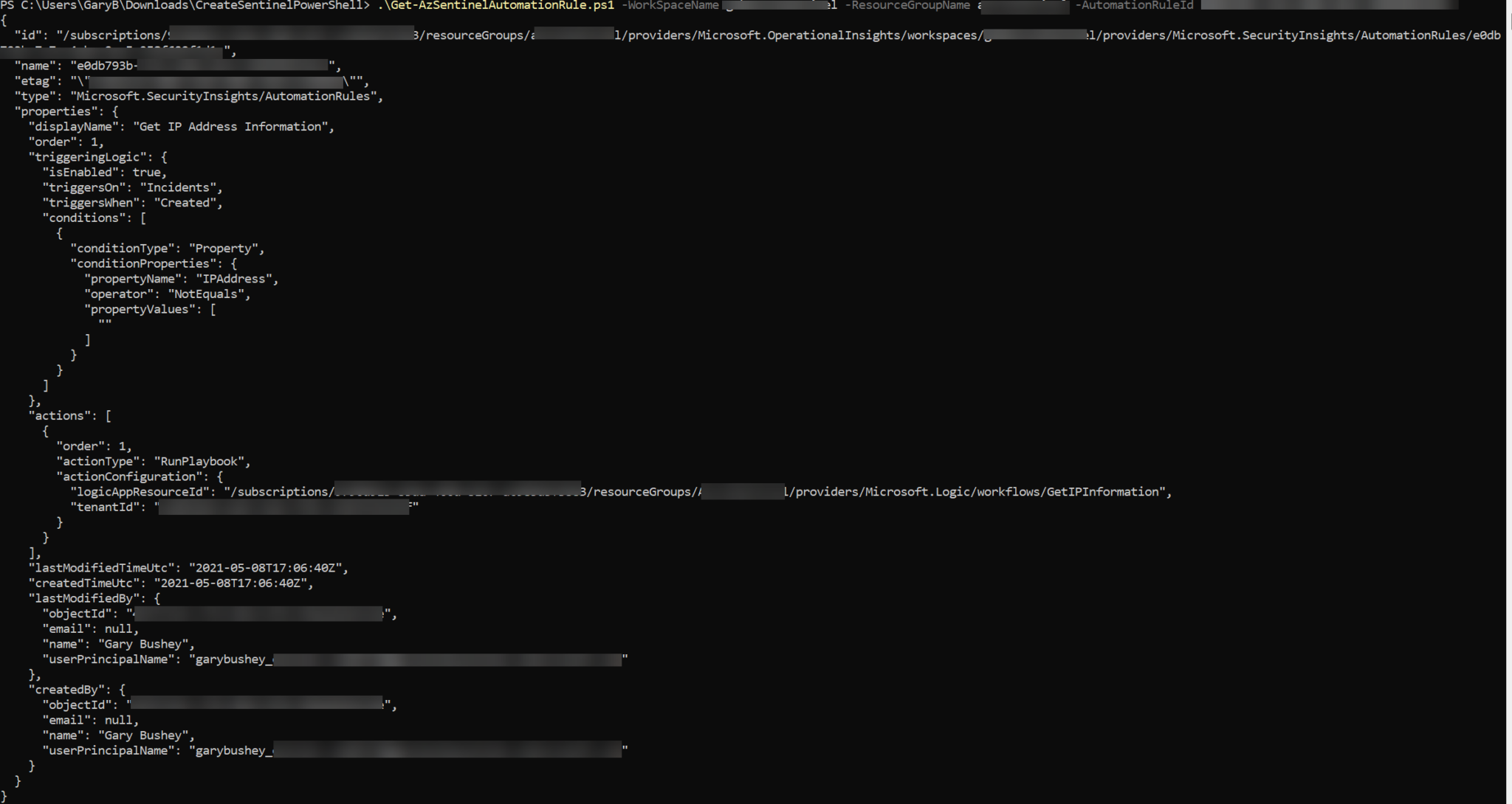 Get or Export Microsoft Sentinel Automation rules – Yet Another ...