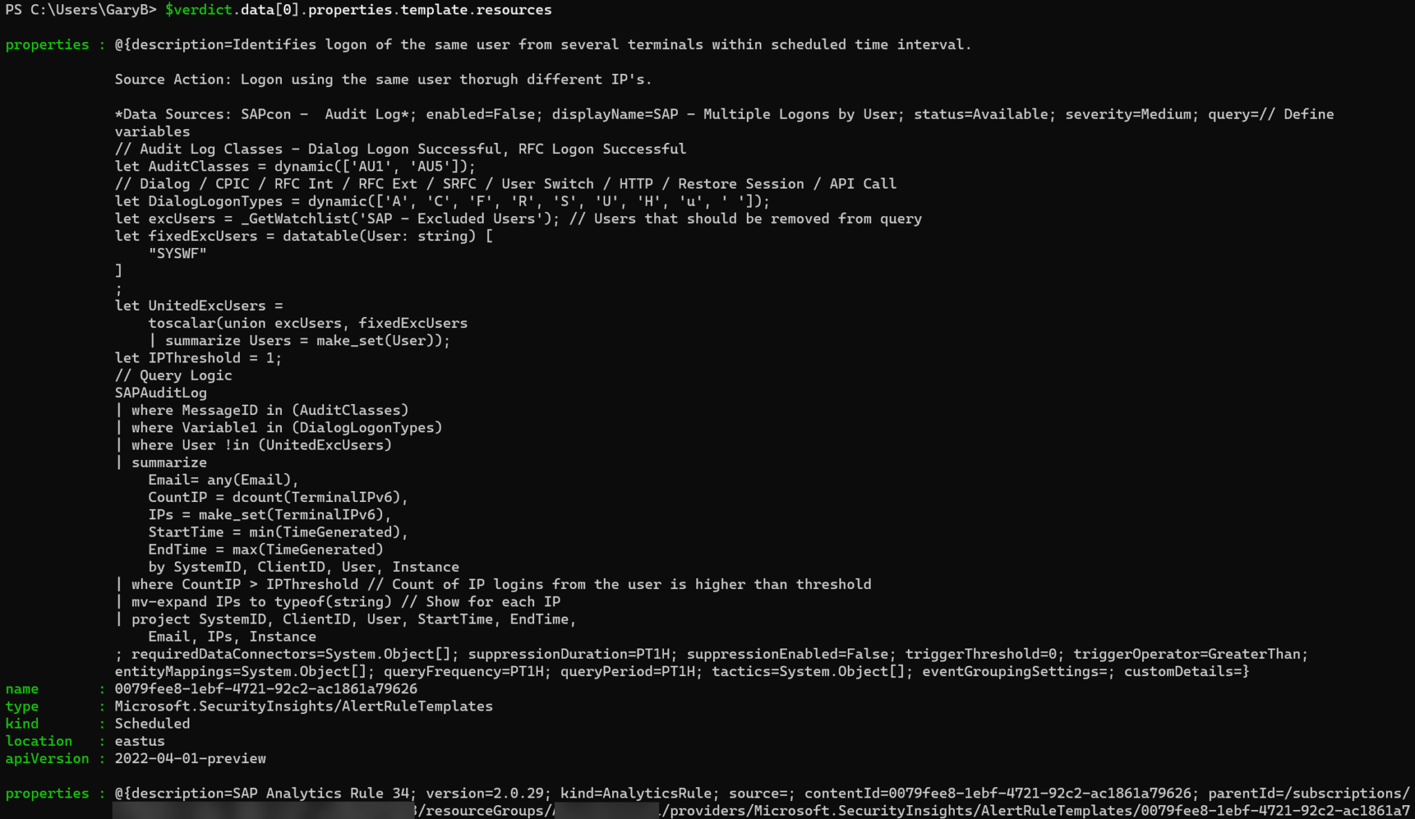 Getting ALL the Microsoft Sentinel rule templates – Yet Another ...